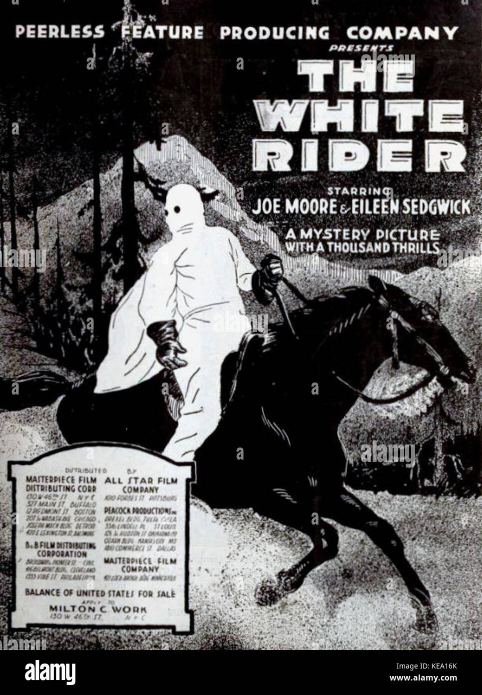 The White Rider (1920) 1 Stock Photo - Alamy