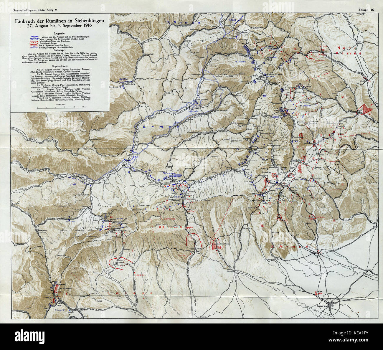 1916 Harti Ofensiva in Transilvania Stock Photo - Alamy
