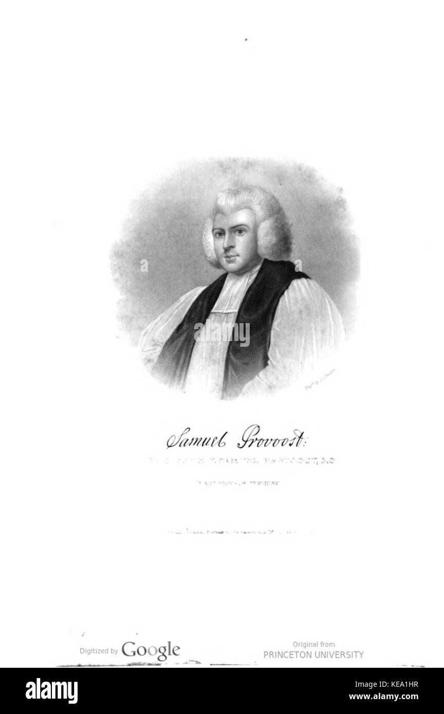 The Rt. Rev. Samuel Provoost Stock Photo - Alamy