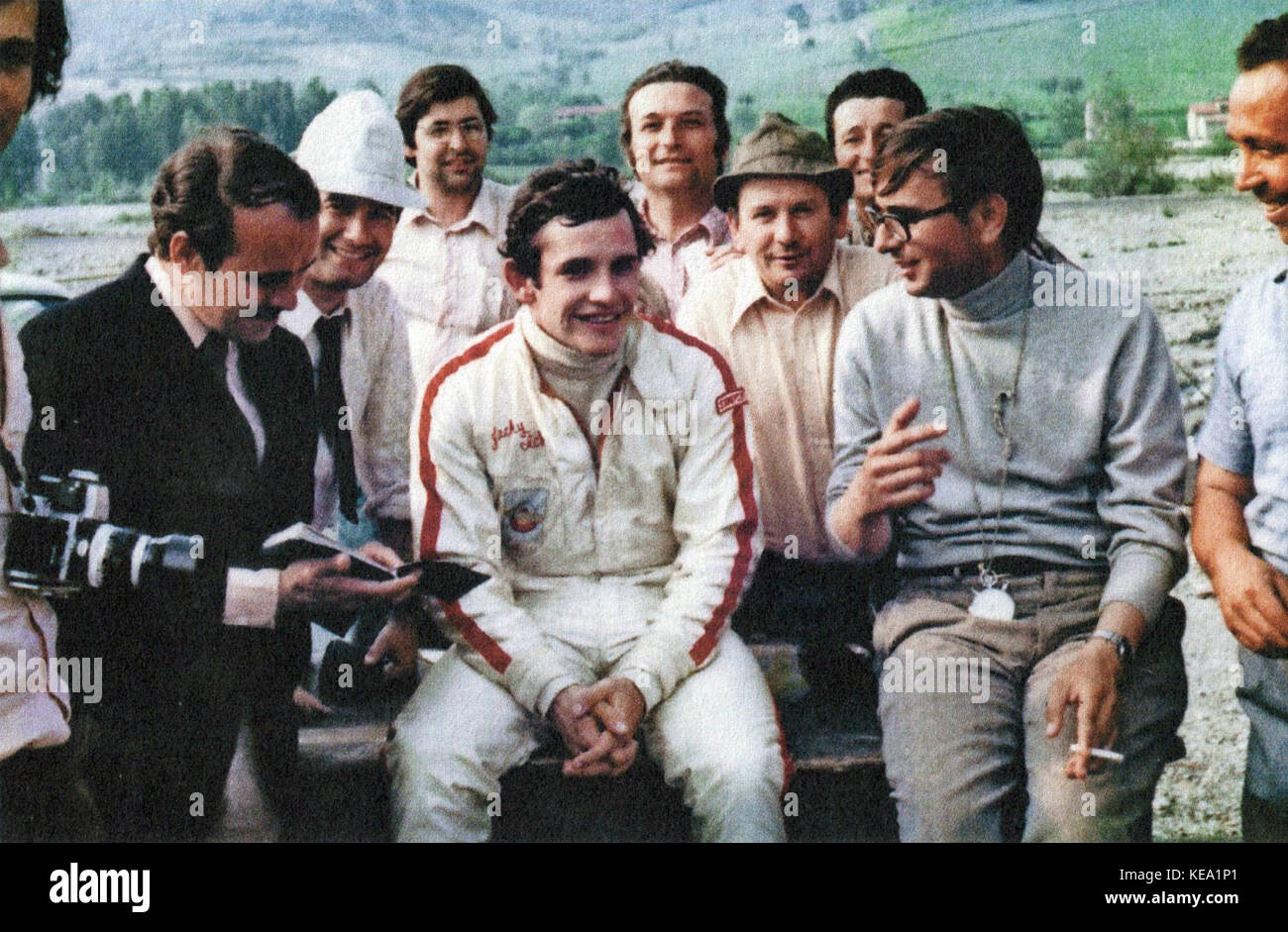 Jacky Ickx & Gian Paolo Dallara (Varano de' Melegari, 1960s 70s Stock ...