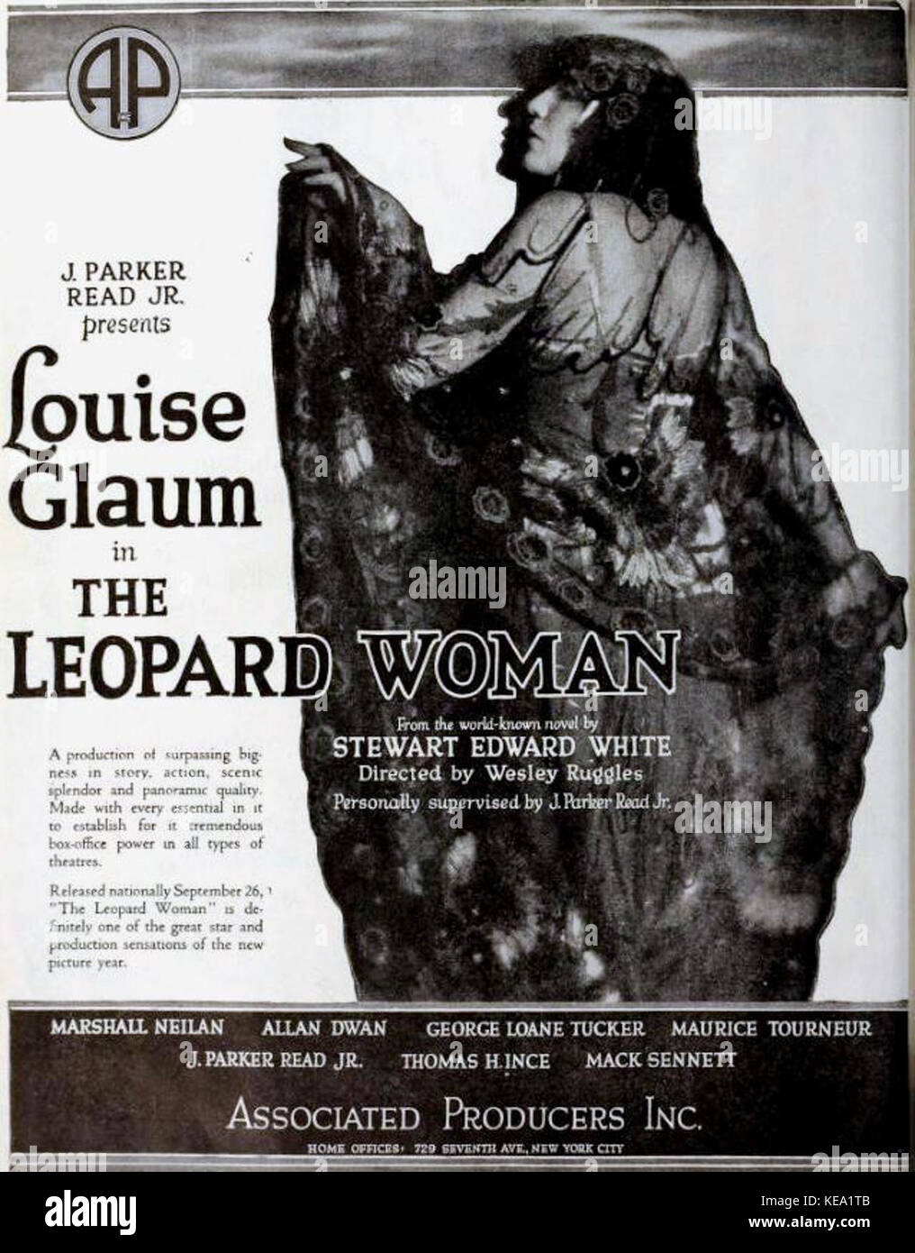 The Leopard Woman (1920) 1 Stock Photo - Alamy
