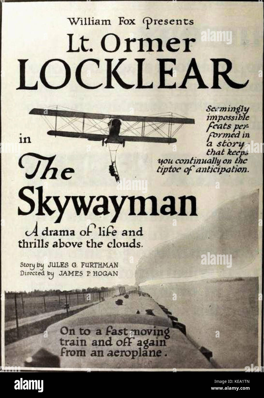The Skywayman (1920) 6 Stock Photo - Alamy