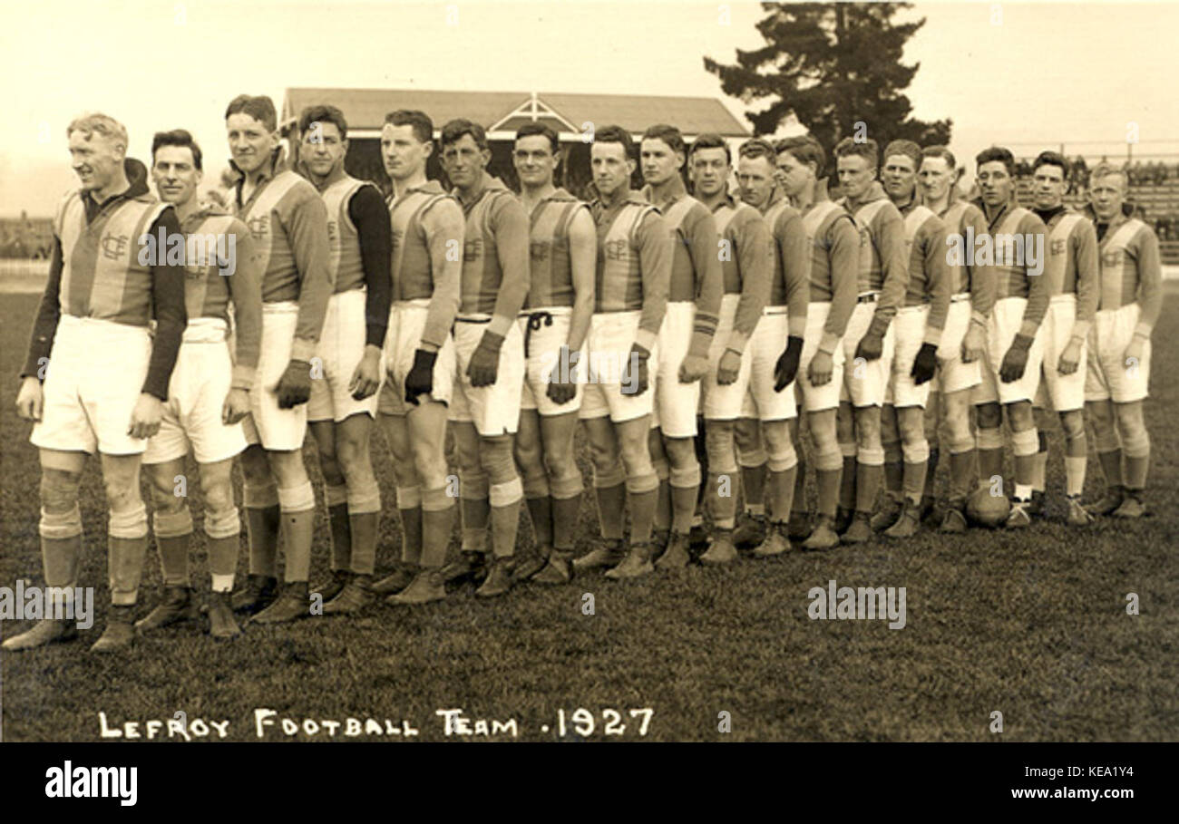 Lefroy fc 1927 Stock Photo - Alamy