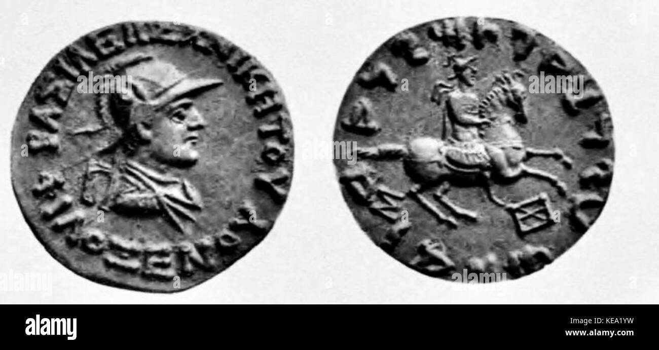 Whitehead Coins of the Punjab Museum Plate VII Phyloxenos Stock Photo ...