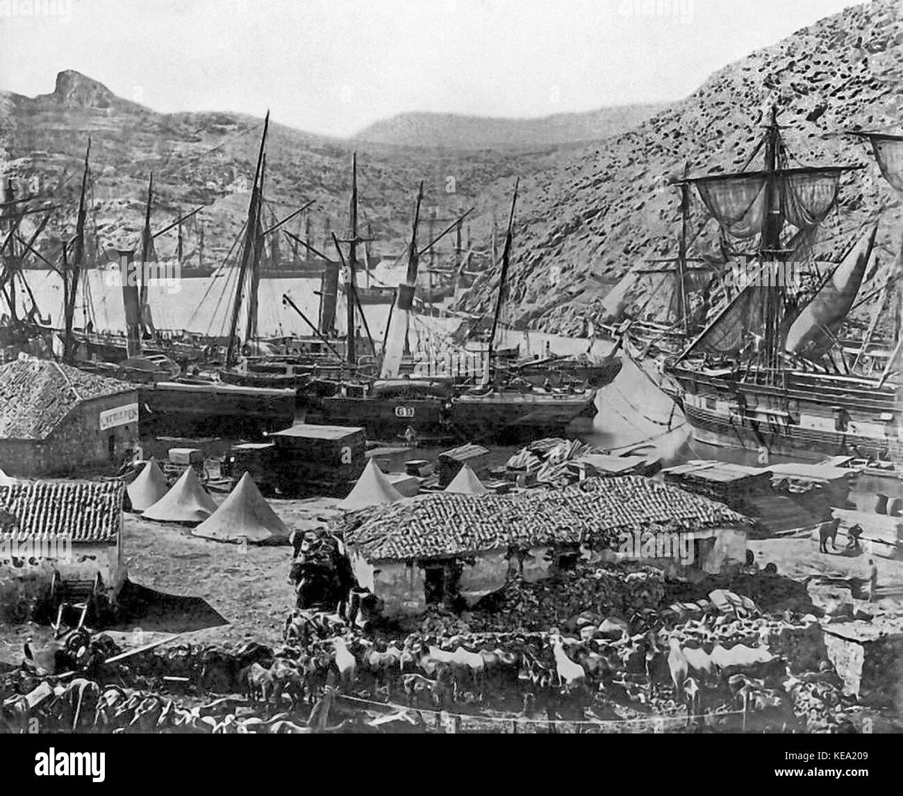 Bay balaklava Black and White Stock Photos & Images - Alamy