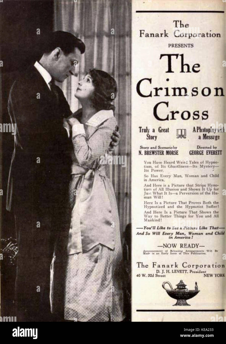 The Crimson Cross (1921) 3 Stock Photo - Alamy