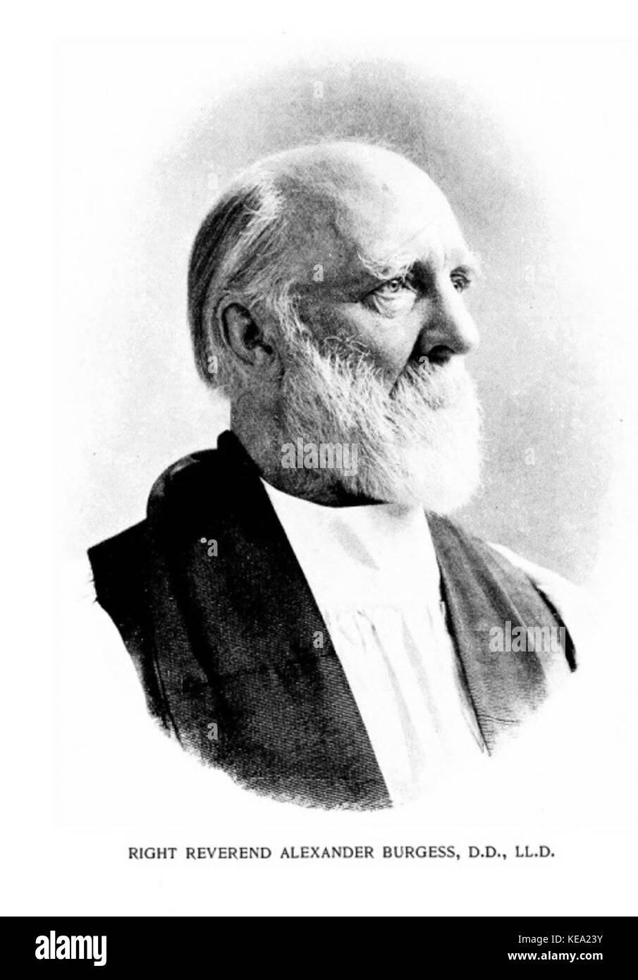 The Rt. Rev. Alexander Burgess Stock Photo - Alamy