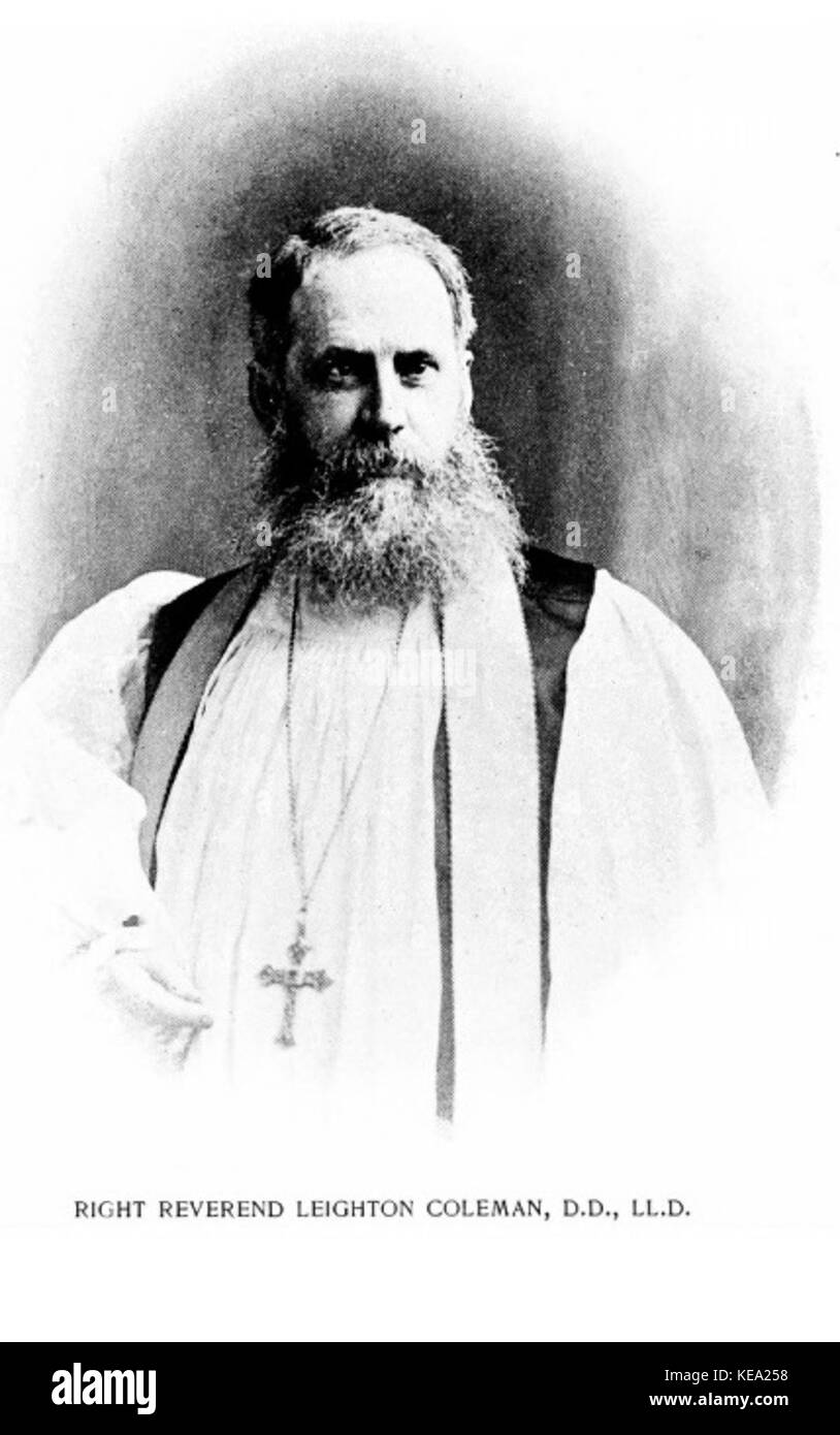 The Rt. Rev. L. Coleman Stock Photo - Alamy