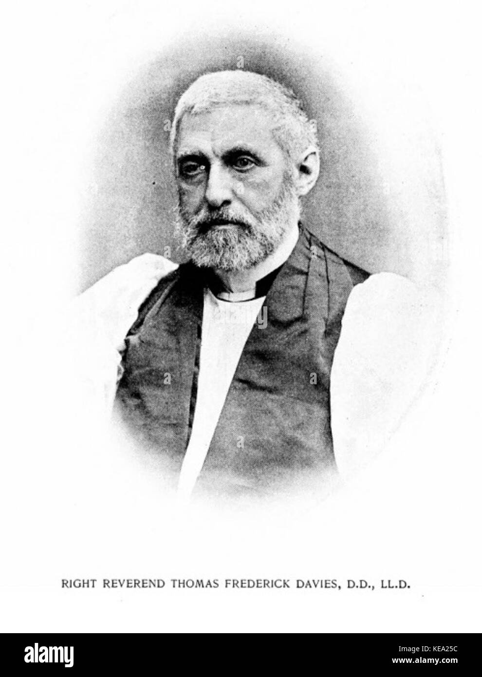 The Rt. Rev. Thomas Davies Stock Photo - Alamy