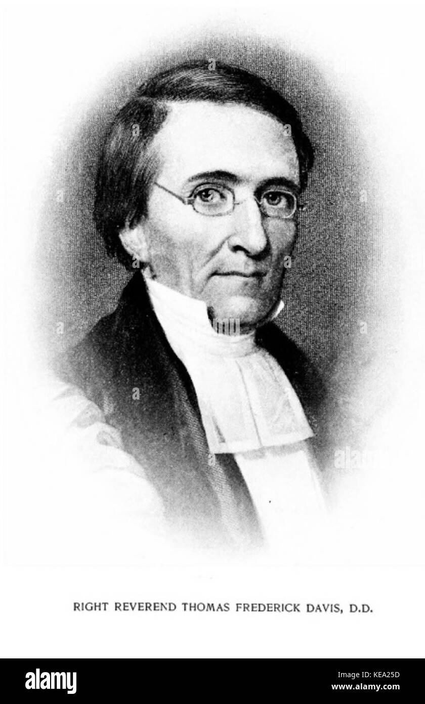 The Rt. Rev. Thomas Frederick Davis Stock Photo - Alamy