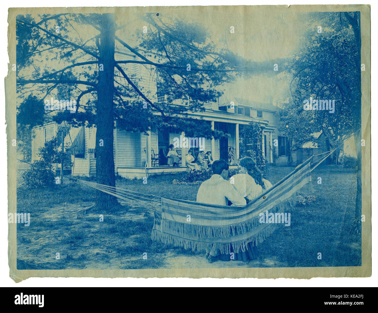 A historical photograph of the John Withnell Residence, located near ...