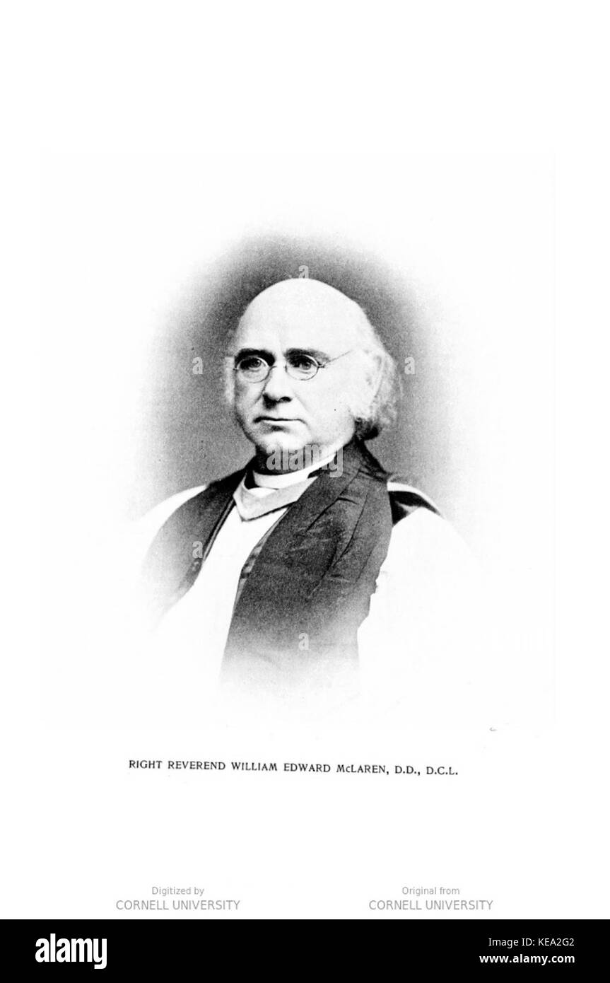 The Rt. Rev. William McLaren Stock Photo - Alamy