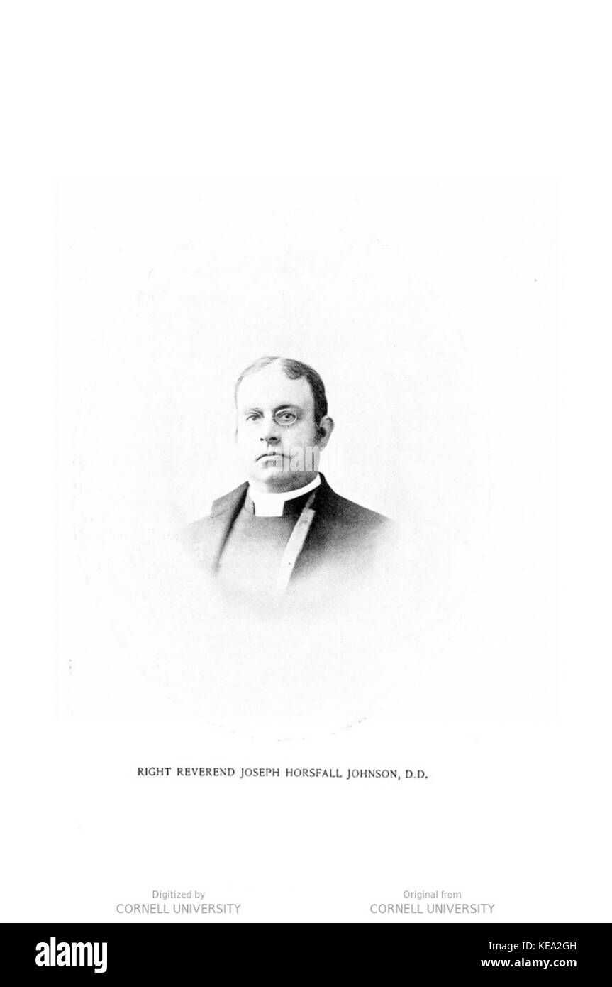 The Rt. Rev. Joseph H. Johnson Stock Photo - Alamy