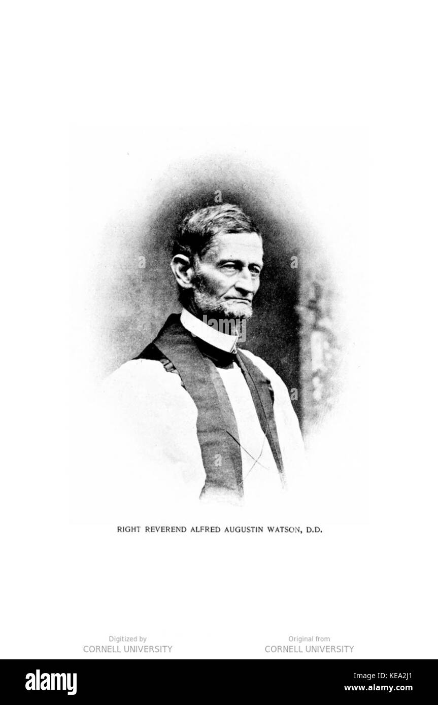 The Rt. Rev. Alfred Watson Stock Photo - Alamy