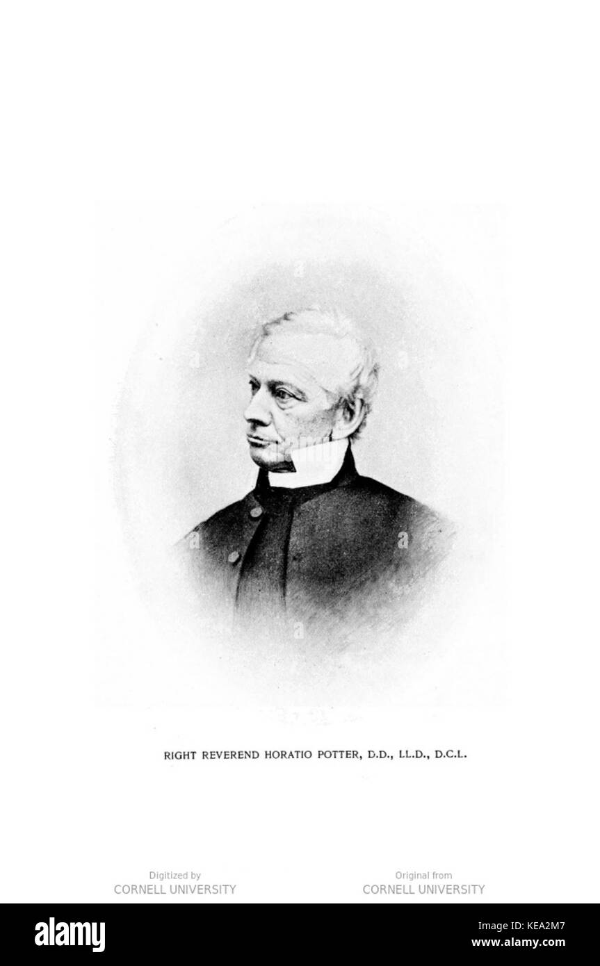 The Rt Rev Horatio Potter Stock Photo - Alamy