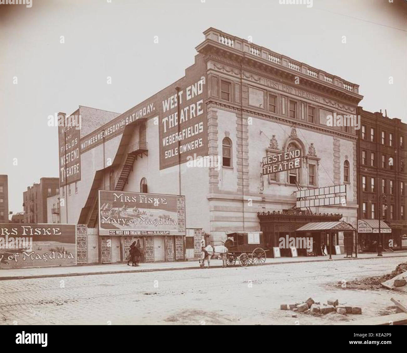 West End Theatre, 125th Street, New York City Stock Photo - Alamy