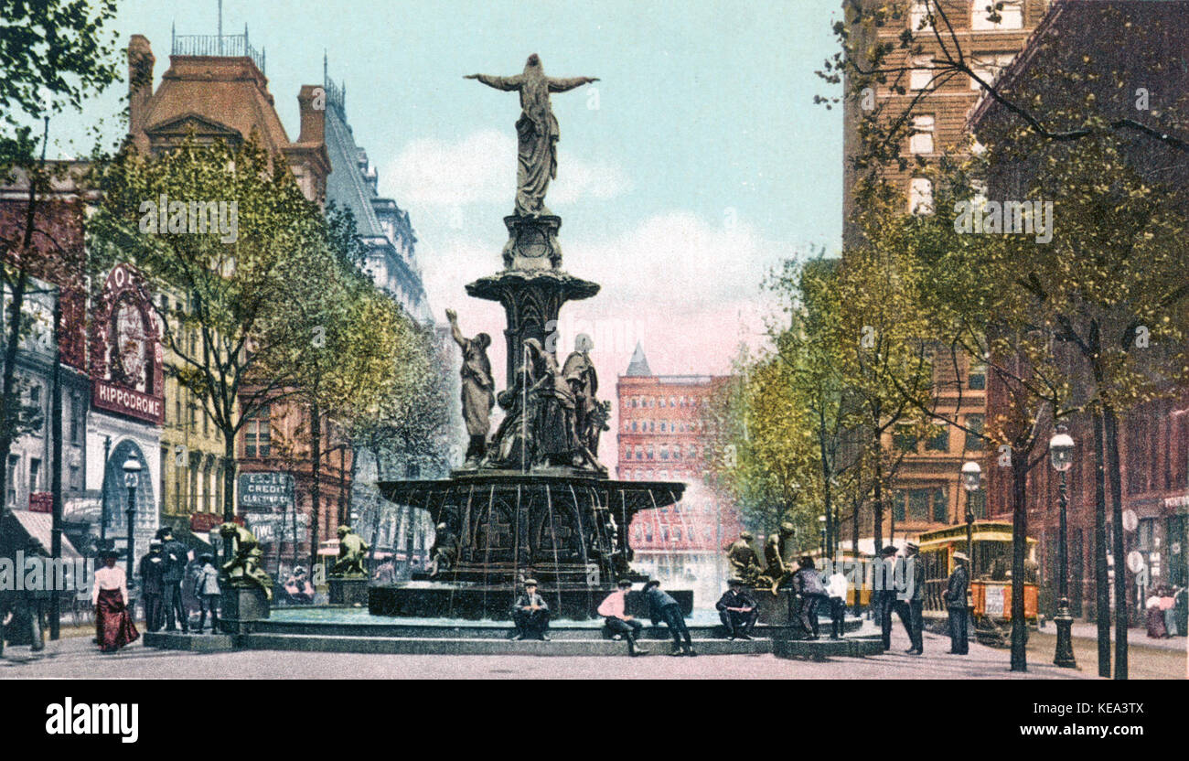 Tyler davis fountain 1906 Stock Photo - Alamy
