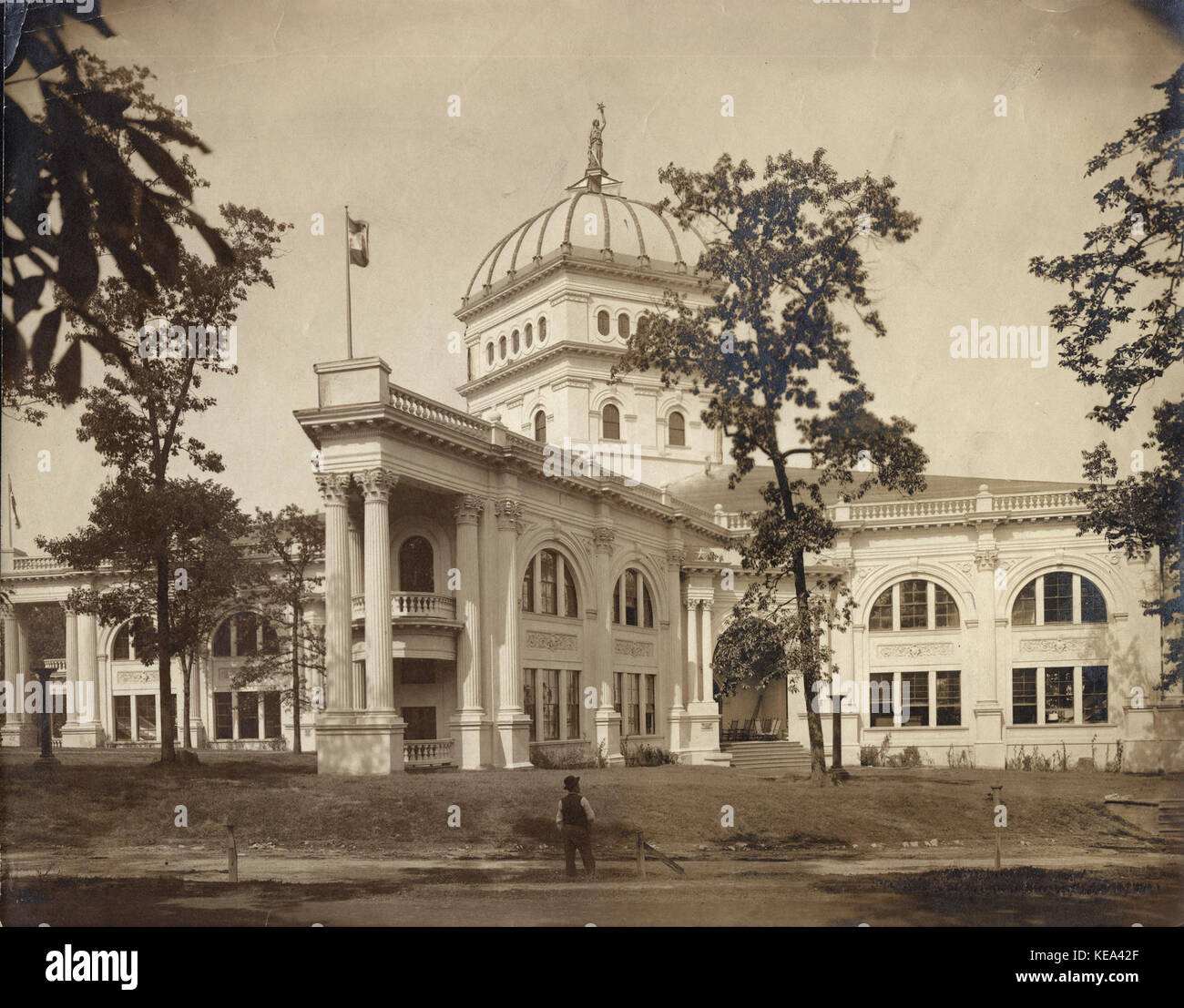 Texas State Building at the 1904 World's Fair Stock Photo - Alamy