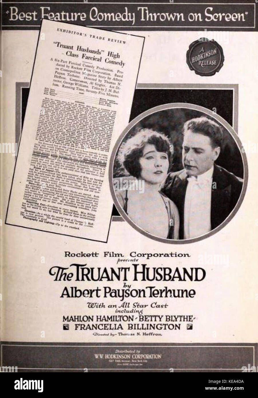 The Truant Husband (1921) 1 Stock Photo - Alamy