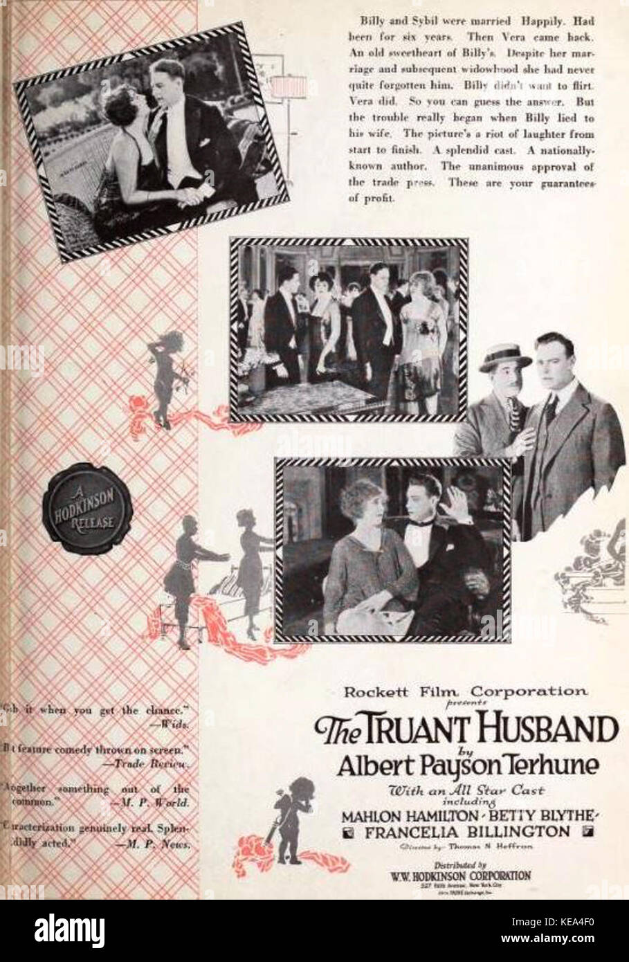 The Truant Husband (1921) 2 Stock Photo - Alamy