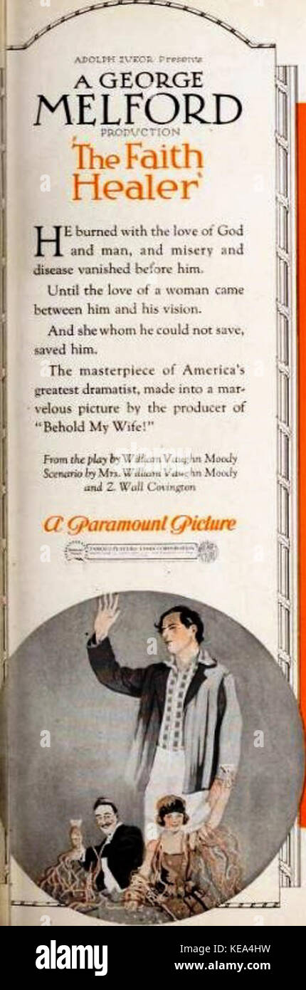 Faith healer hi-res stock photography and images - Alamy