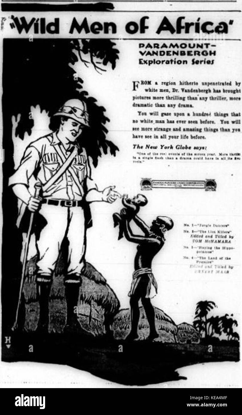 Wild Men of Africa (1921) 2 Stock Photo - Alamy