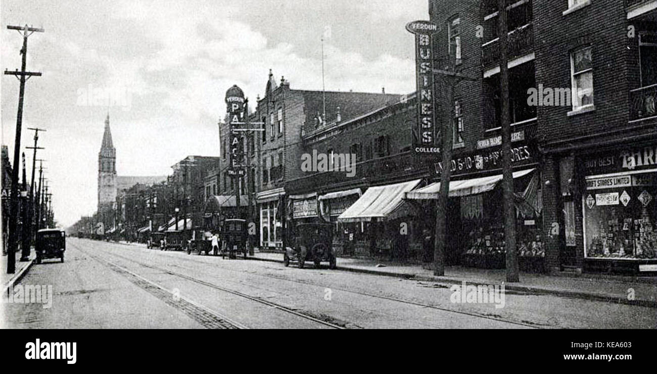 Wellington Verdun 1930 Stock Photo - Alamy