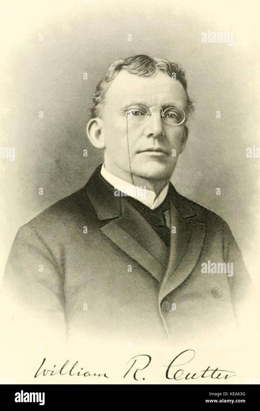 William Richard Cutter 1847 1918 Stock Photo - Alamy