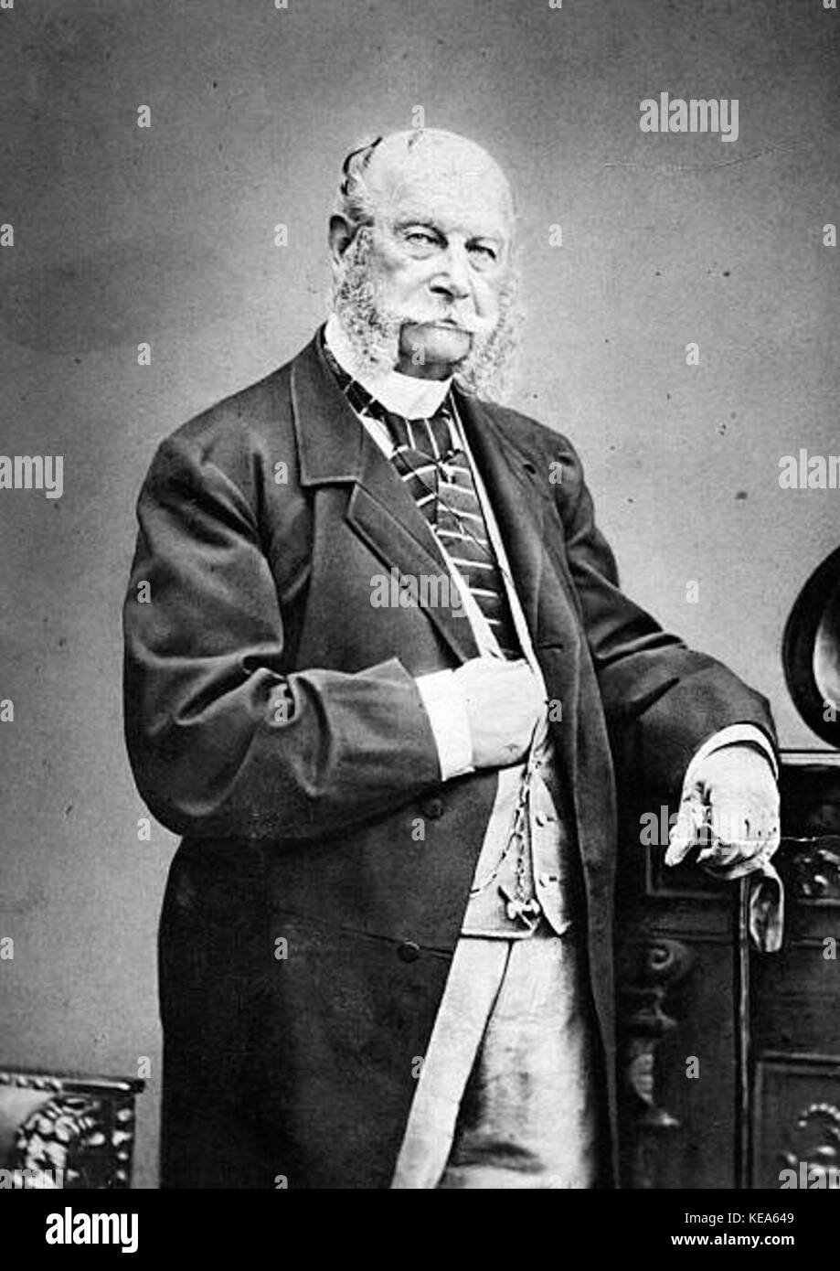 Wilhelm I German Emperor circa 1870 Stock Photo - Alamy