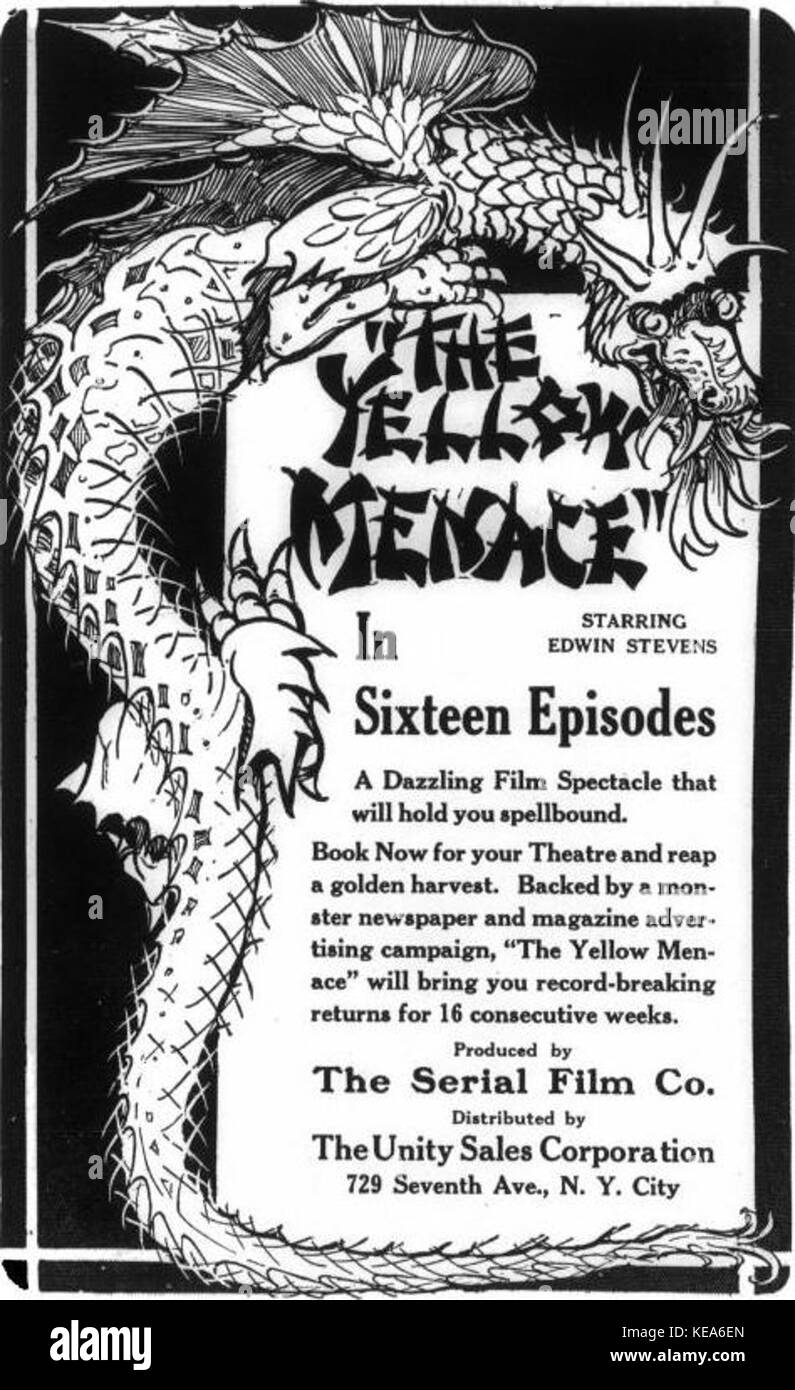 The Yellow Menace (1916) 3 Stock Photo - Alamy