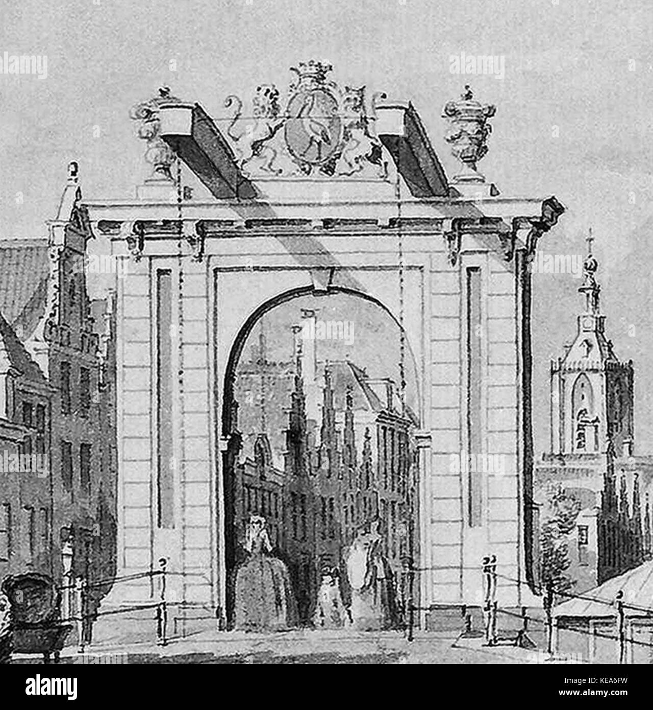 Valbrug op de Wagenbrug in Den Haag Stock Photo - Alamy