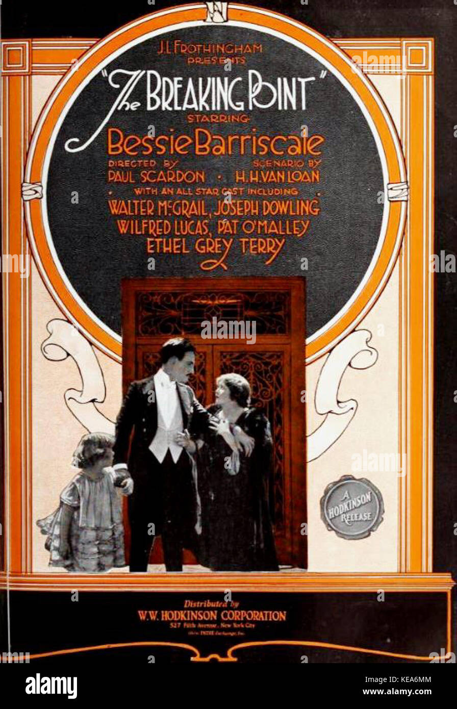 The Breaking Point (1921) 4 Stock Photo - Alamy