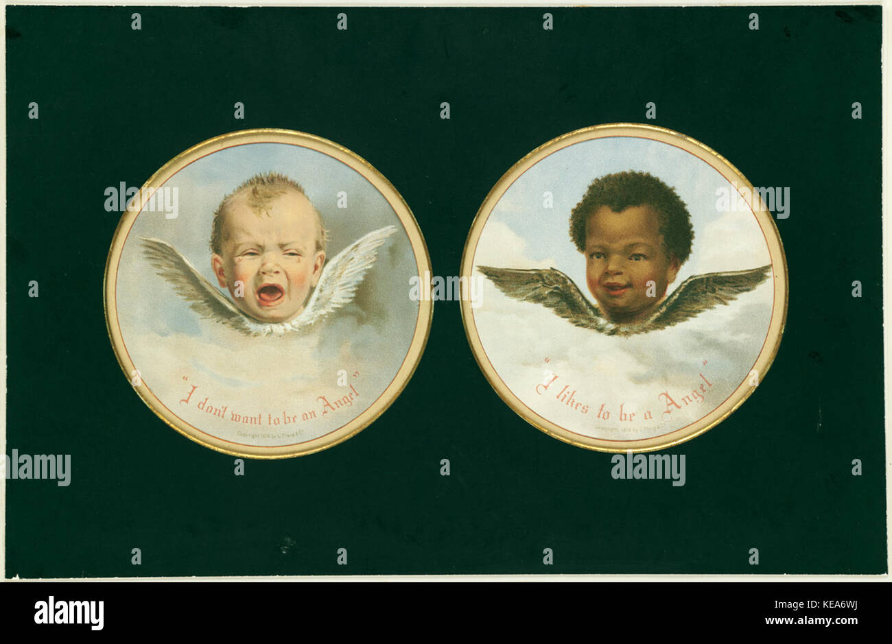 The Two Angels by Boston Public Library Stock Photo - Alamy
