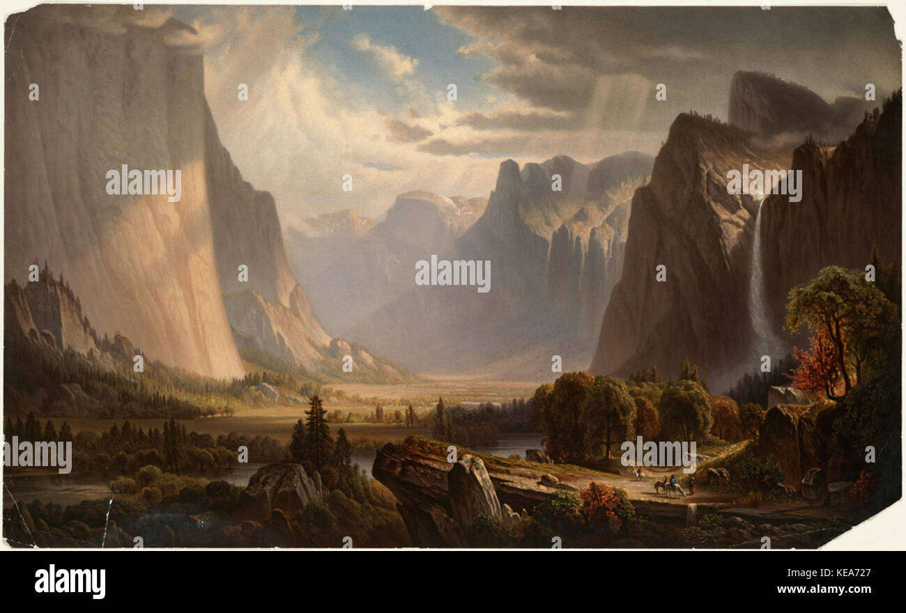 Yosemite Valley by Boston Public Library Stock Photo - Alamy