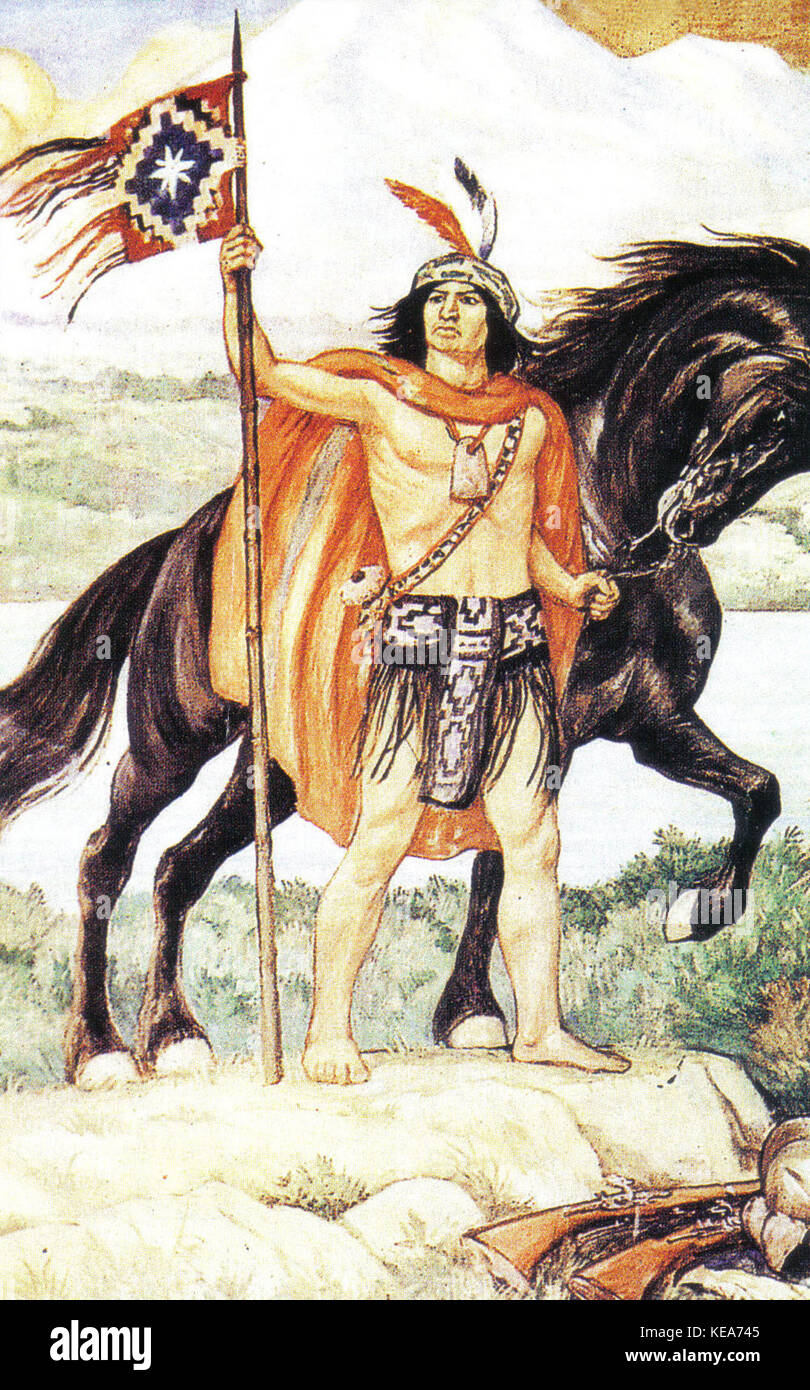 Lautaro mapuche hi-res stock photography and images - Alamy