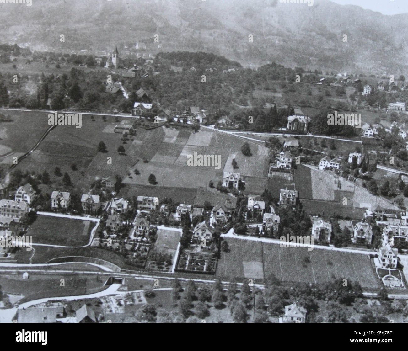 Mittelholzer Kilchberg ZH vor 1920 Stock Photo - Alamy