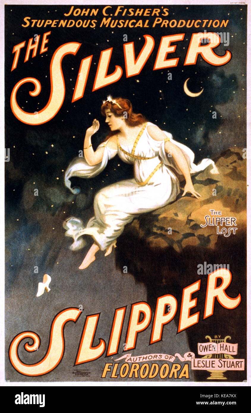 The Silver Slipper, performing arts poster, 1902 Stock Photo - Alamy