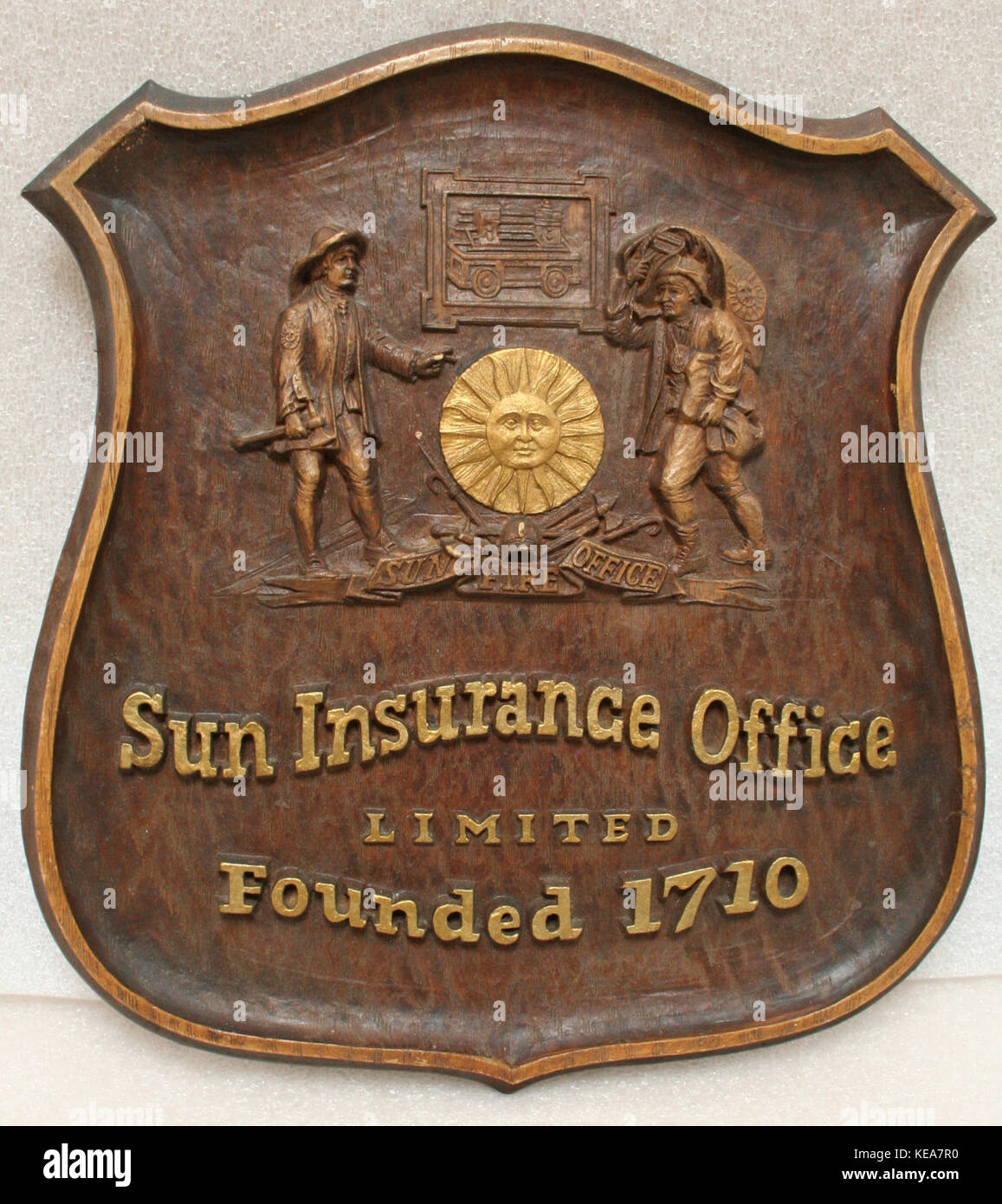 Sun Insurance Office, Ltd Trade Sign Stock Photo - Alamy