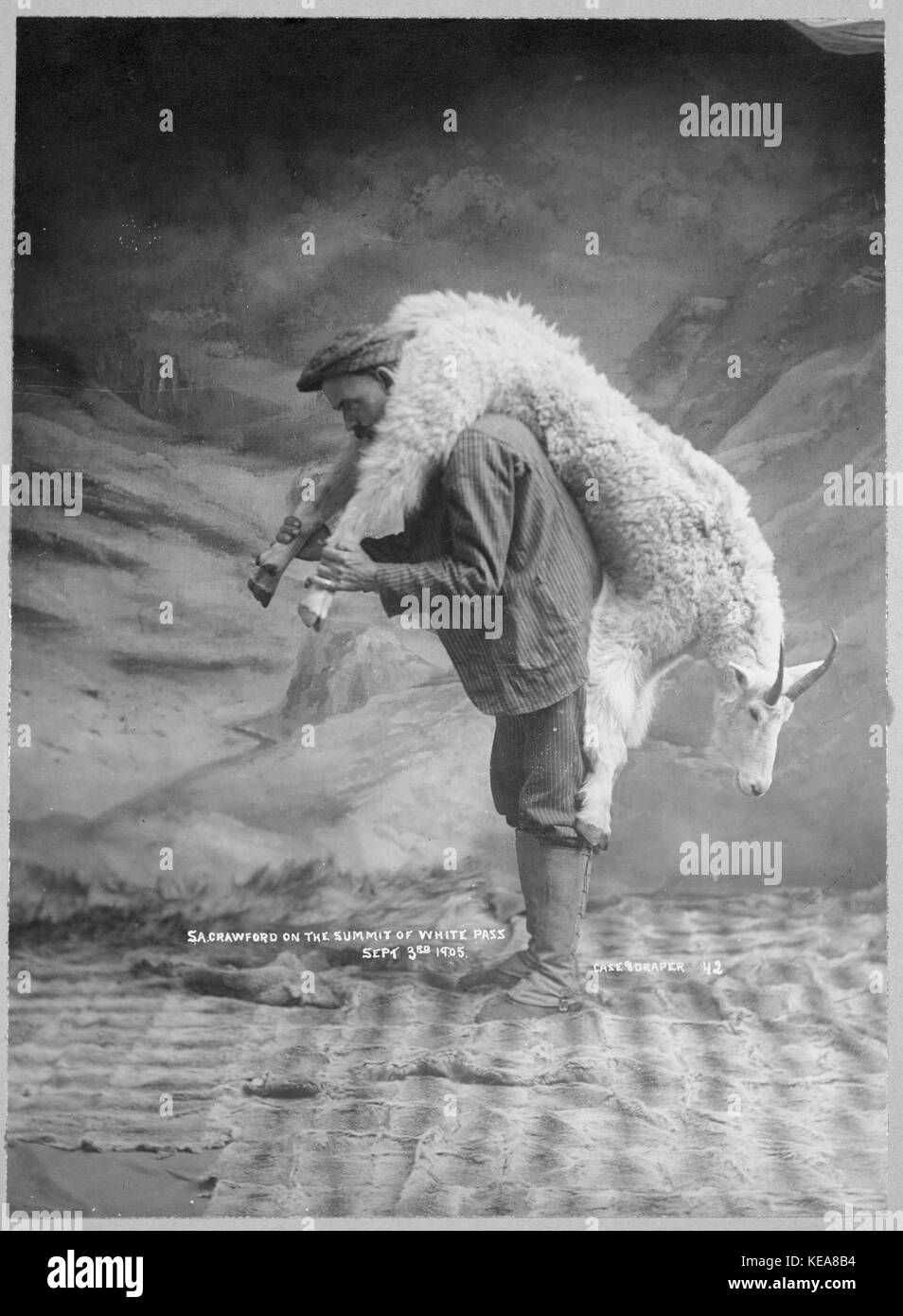 Man with a goat hi-res stock photography and images - Alamy