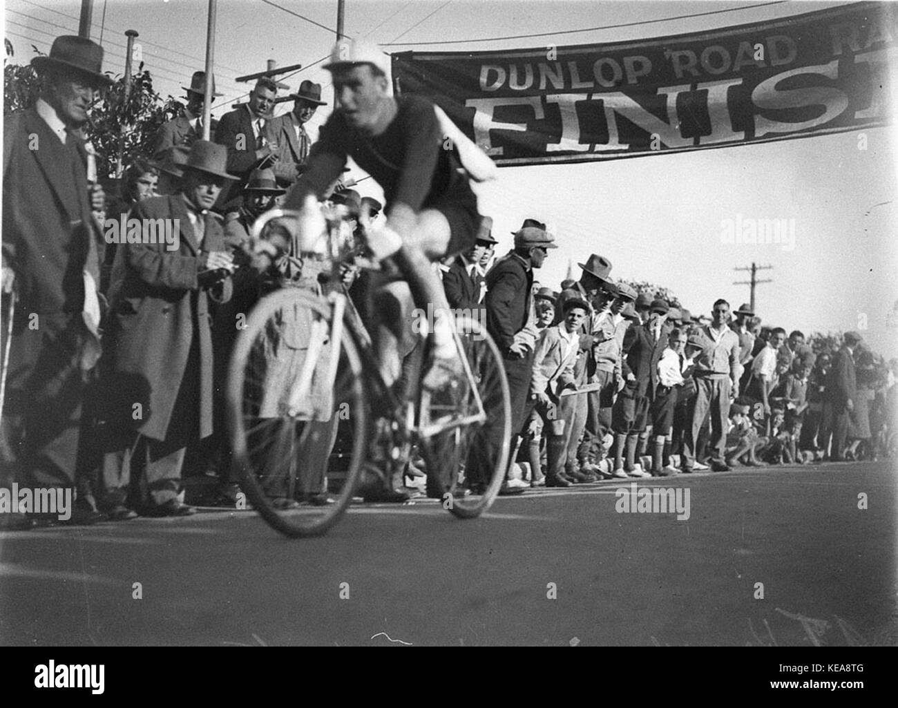 Winning sports event Black and White Stock Photos & Images - Alamy