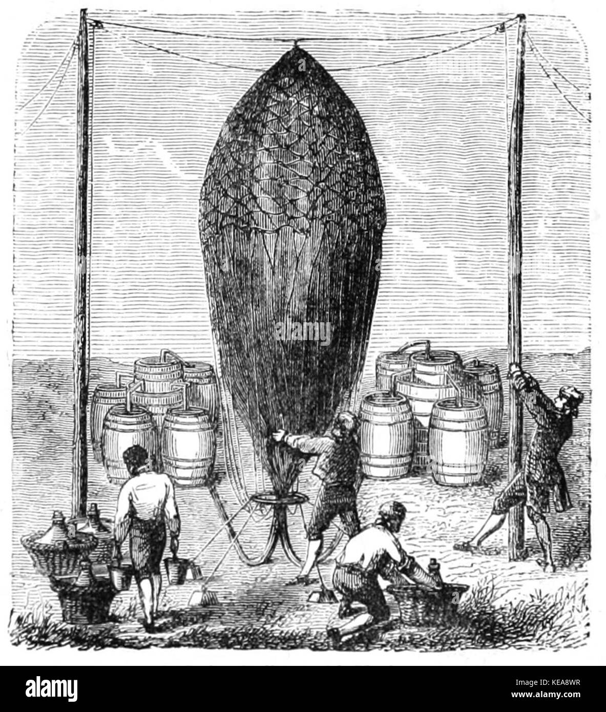 Hydrogen inflated balloon Black and White Stock Photos & Images - Alamy