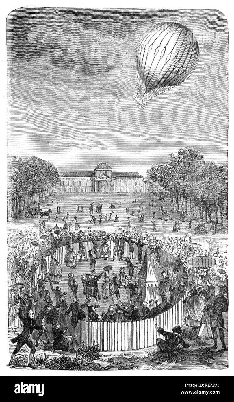 Wonderful Balloon Ascents, 1870 The Ascent of Charles's Balloon from ...