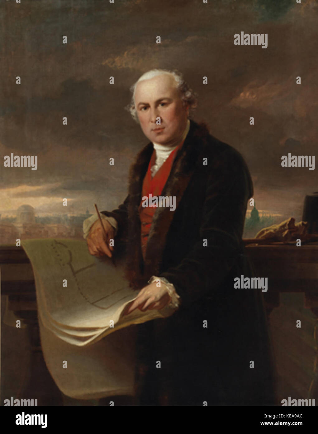 James Gandon portrait Stock Photo - Alamy