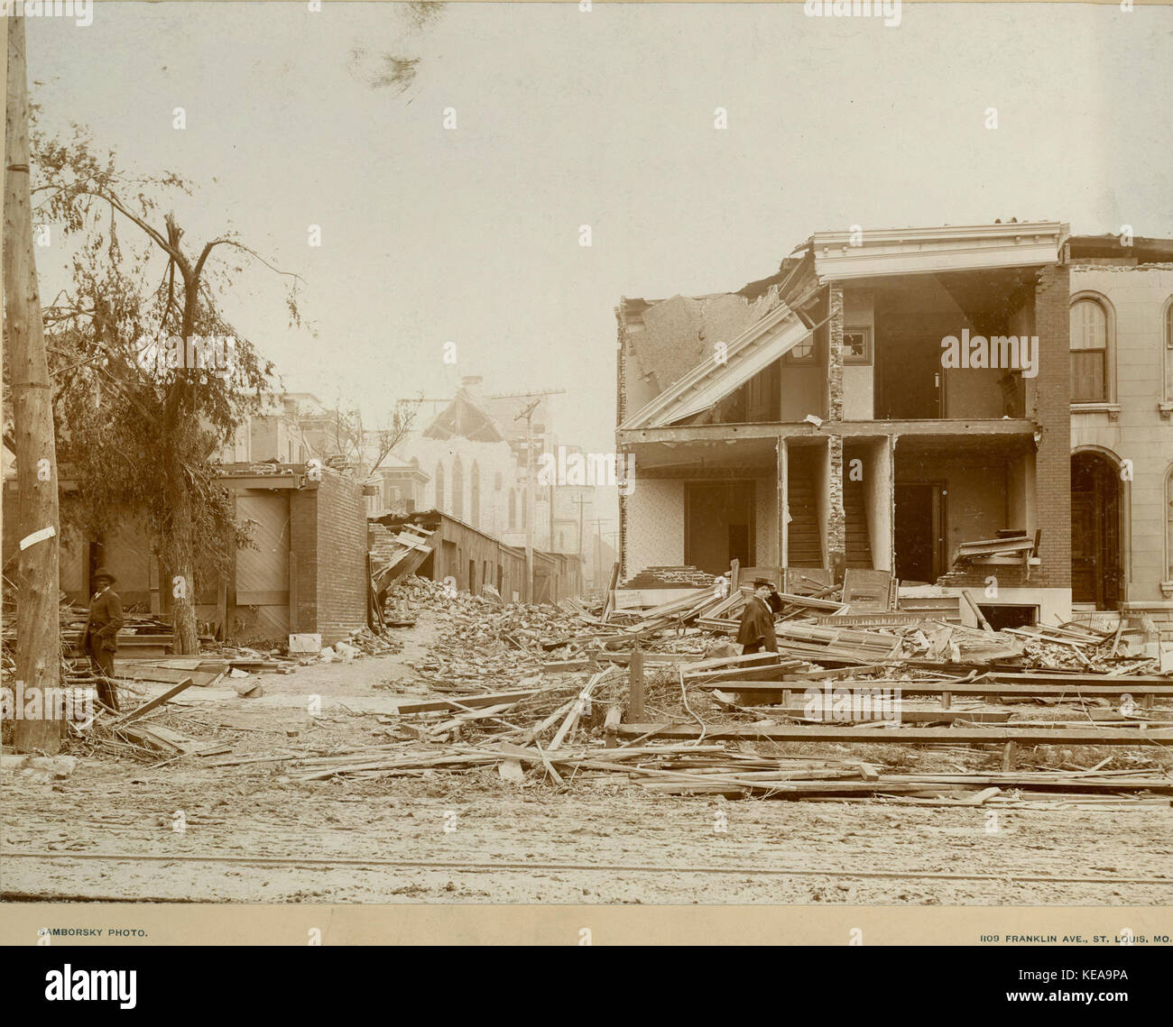 Tornado destruction hi-res stock photography and images - Alamy
