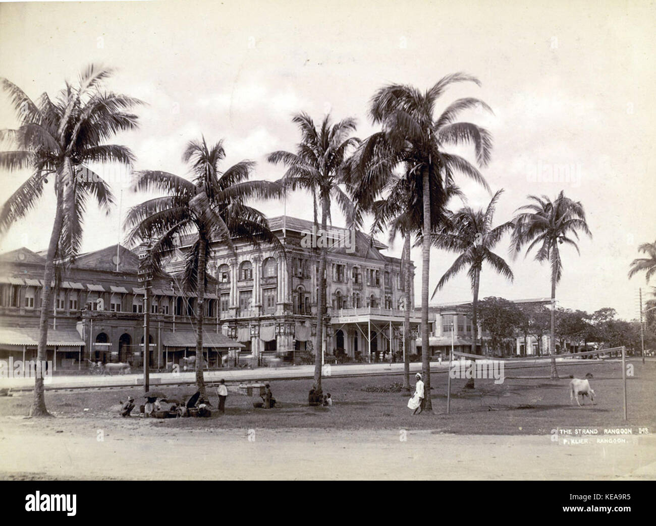 The Strand Hotel, Rangoon Stock Photo - Alamy
