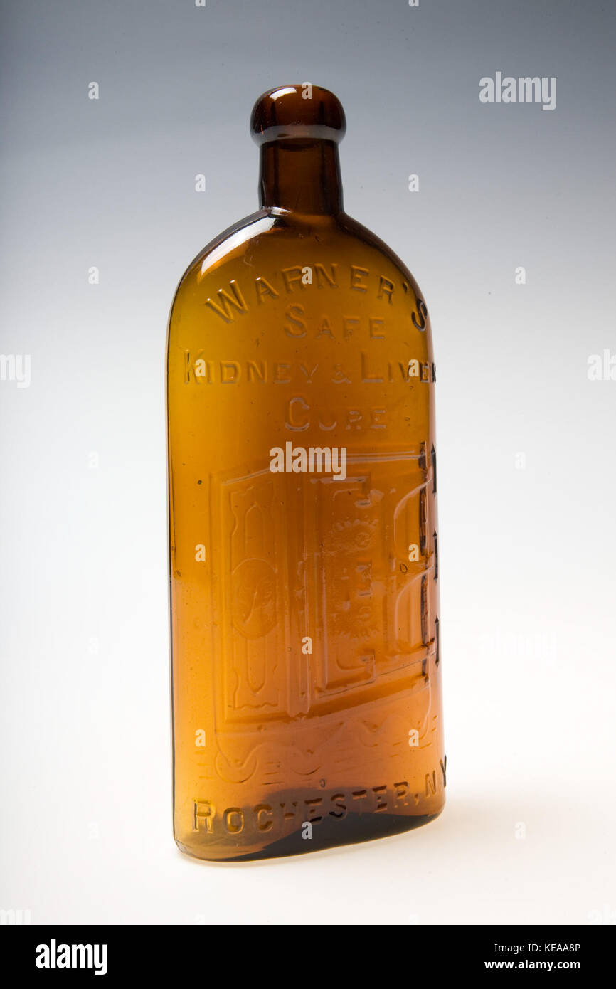 Warner's Kidney and Liver Cure bottle Stock Photo - Alamy