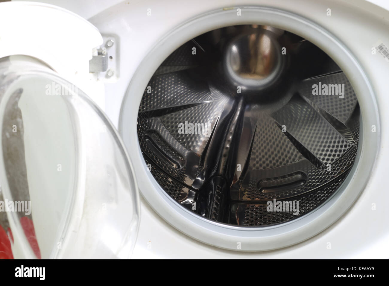 Washing machine for clothes and laundry detergent with rinsing liquid ...