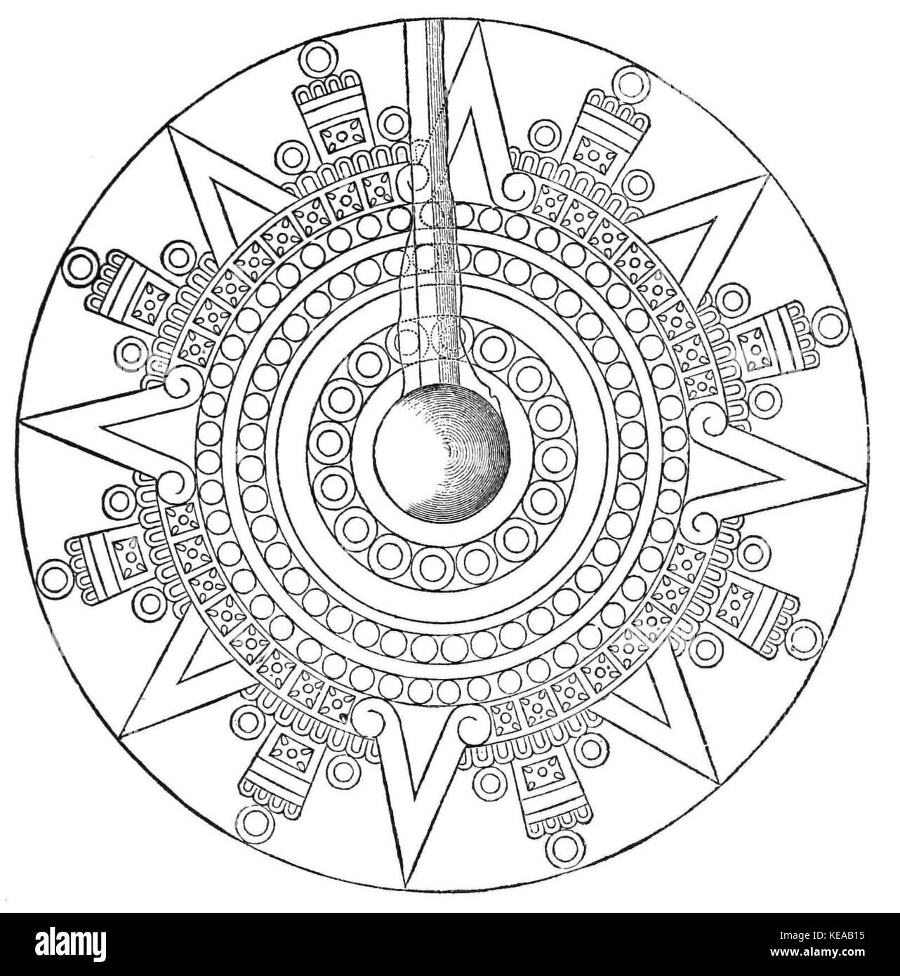 TLM D315 Top of sacrificial stone Stock Photo - Alamy