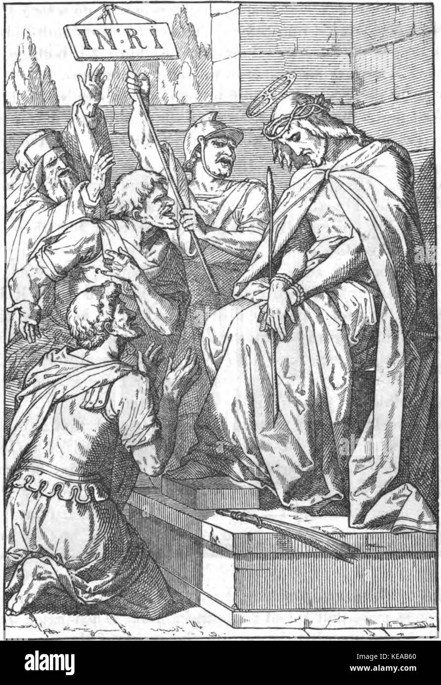 Jesus with soldiers Black and White Stock Photos & Images - Alamy