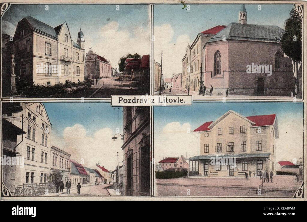 This image depicts Litovel, a town in the Czech Republic, as it ...